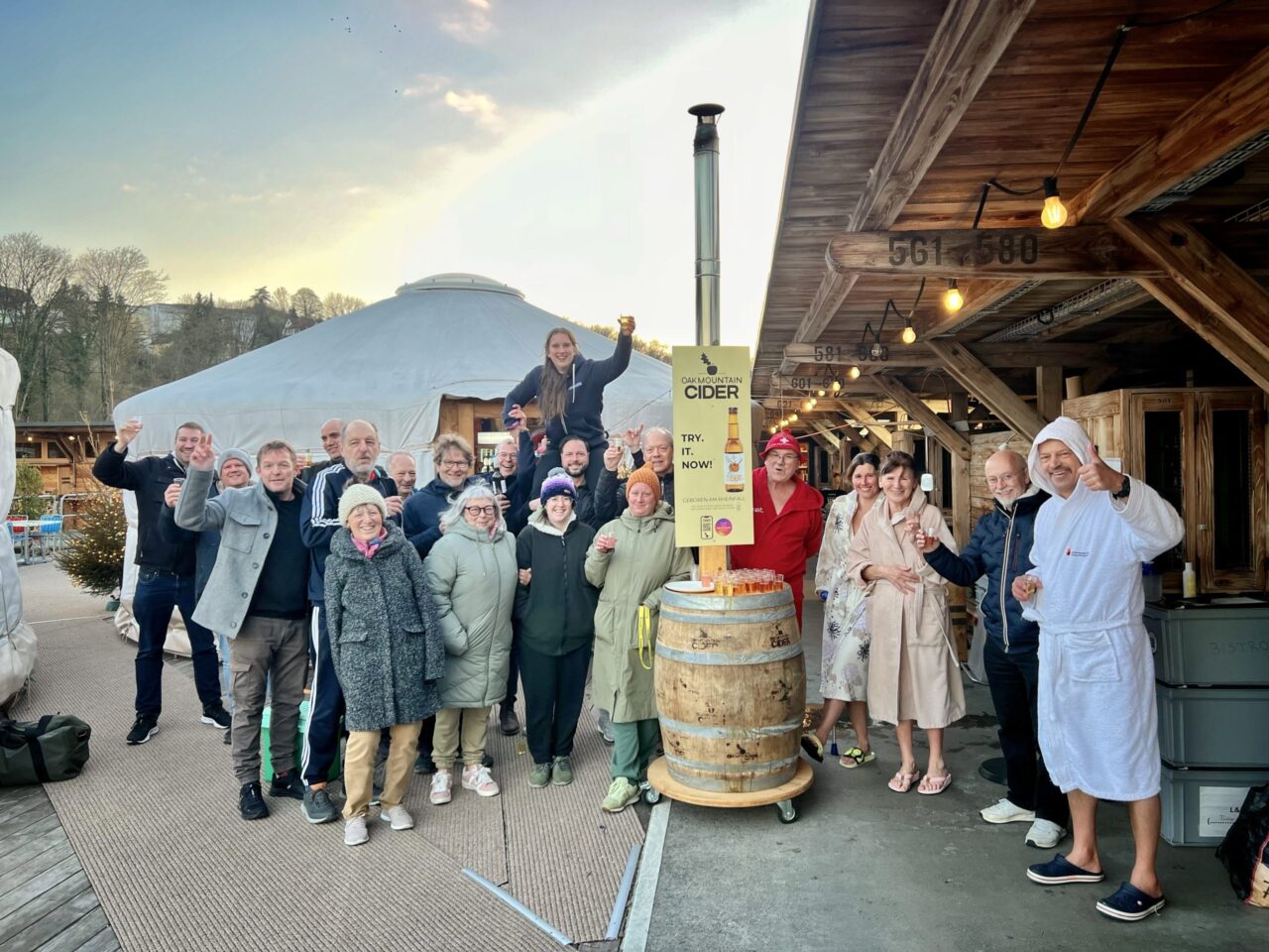 Freudiges Wiedersehen am Saunamarathon Helferfest - Saunamarathon ...